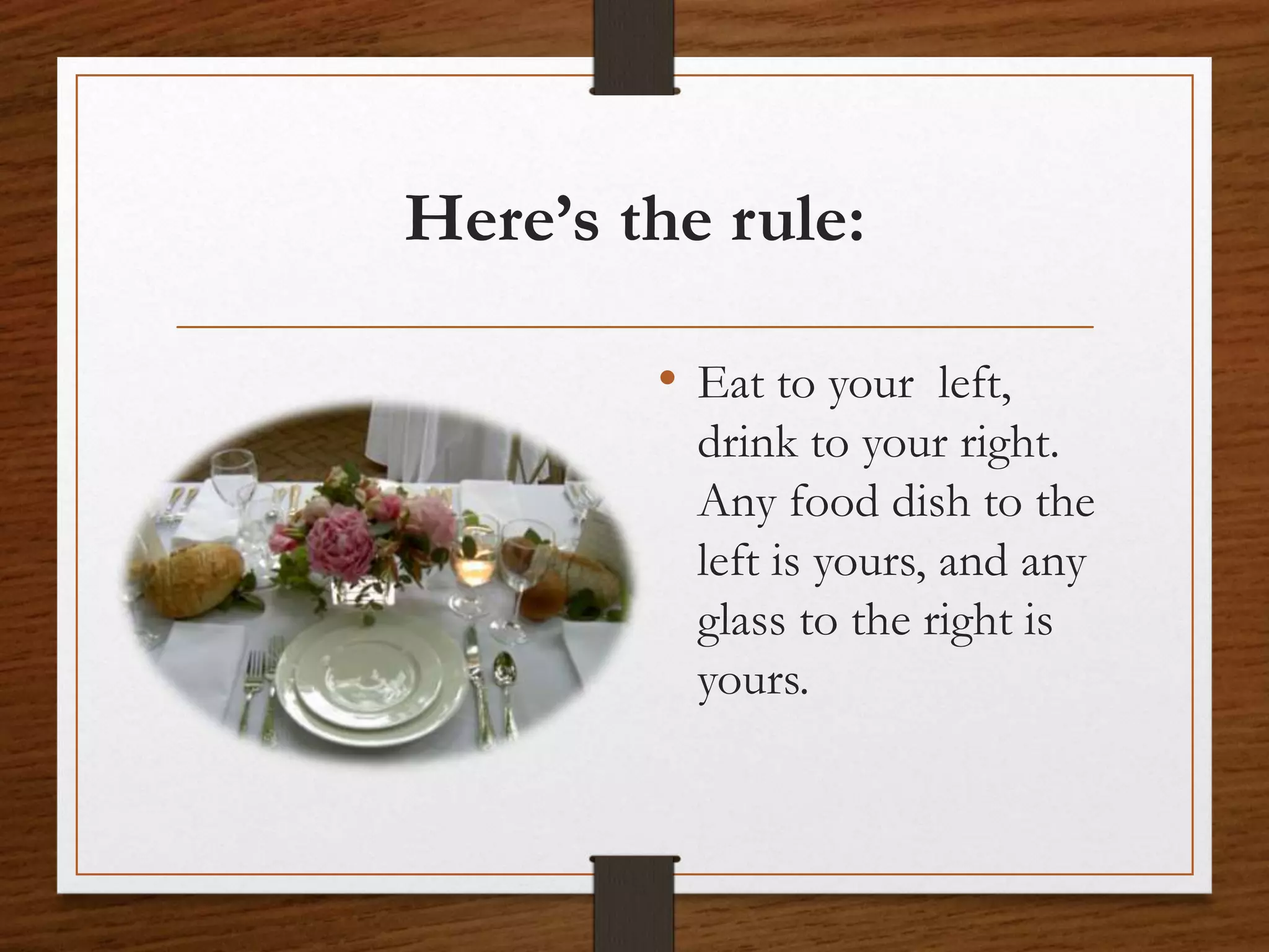 Table manners | PPT