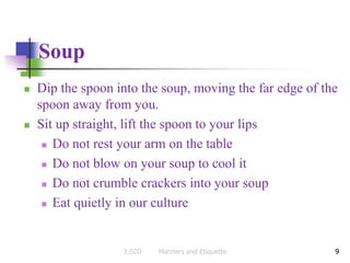 Table manners 123 | PPT
