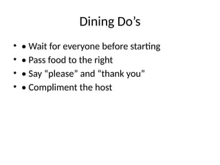 How to know the Table_Manners_Presentation PPTX | PPTX