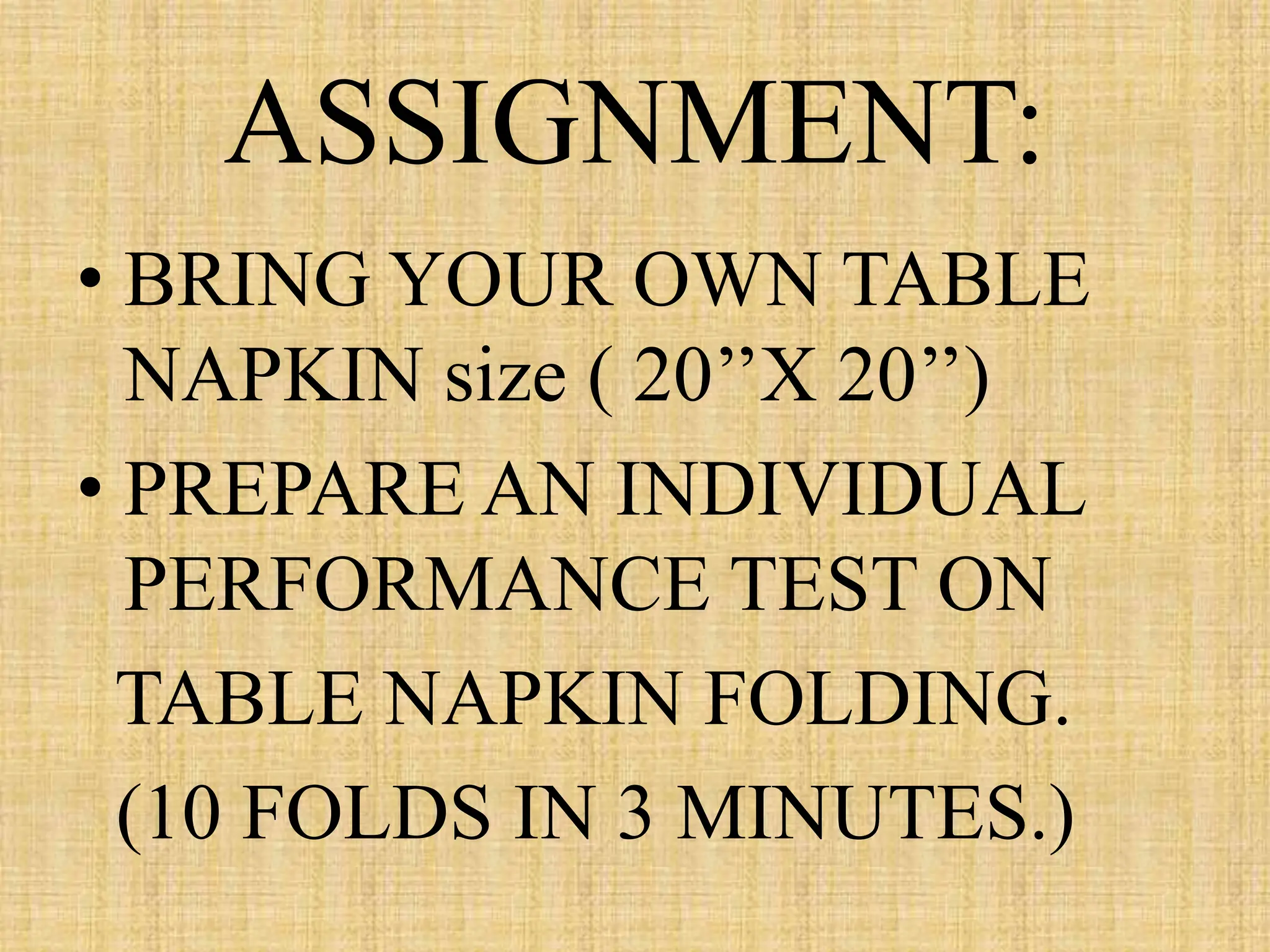 Table Napkin Folding.pptx