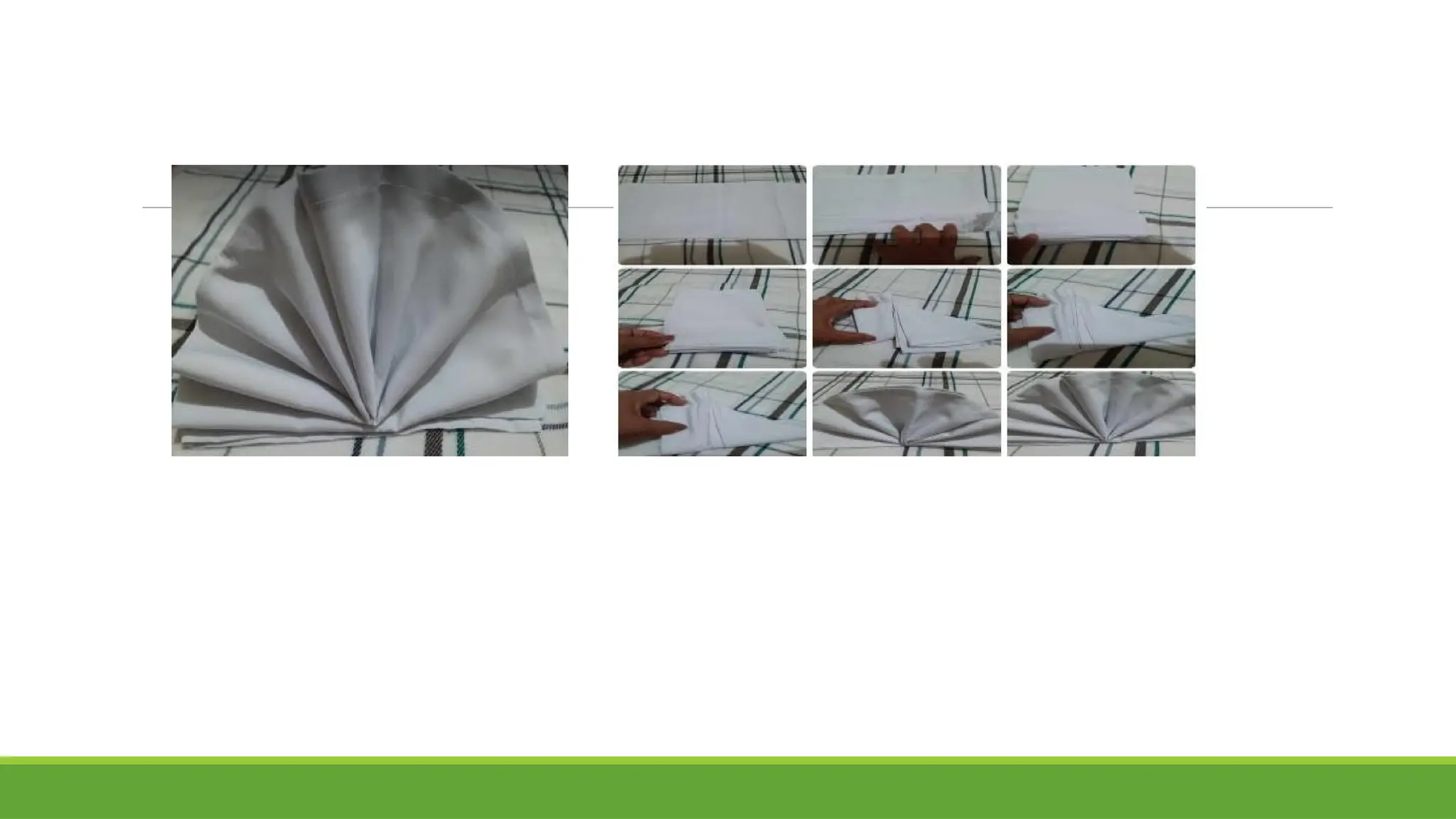 TABLE NAPKIN FOLDING grade 7 tle folding | PPTX