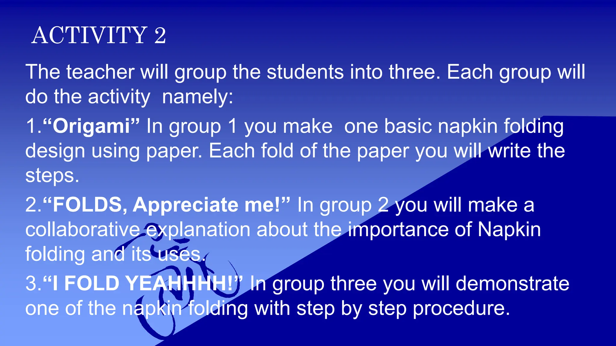 Different Types of Table Napkin Folding0123456789 | PPT