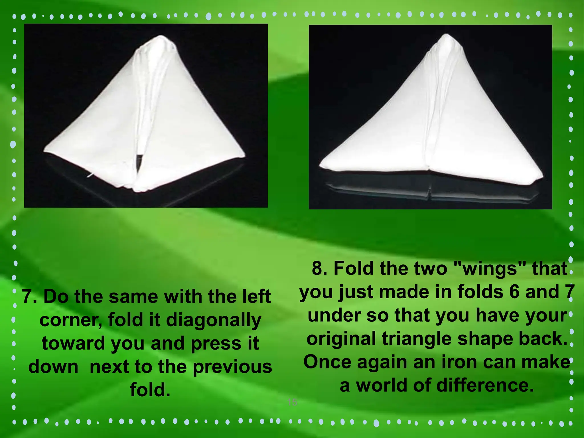 Table Napkin Folding food beverage service | PPTX