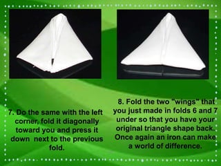 Table Napkin Folding food beverage service | PPTX