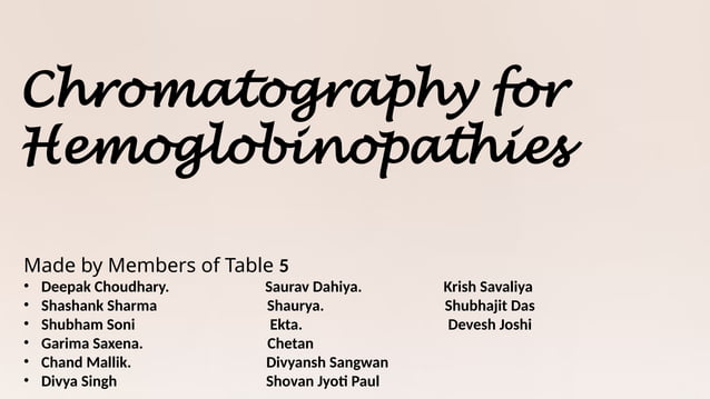 Table no 5.pptx of biochemistry practical | PPTX