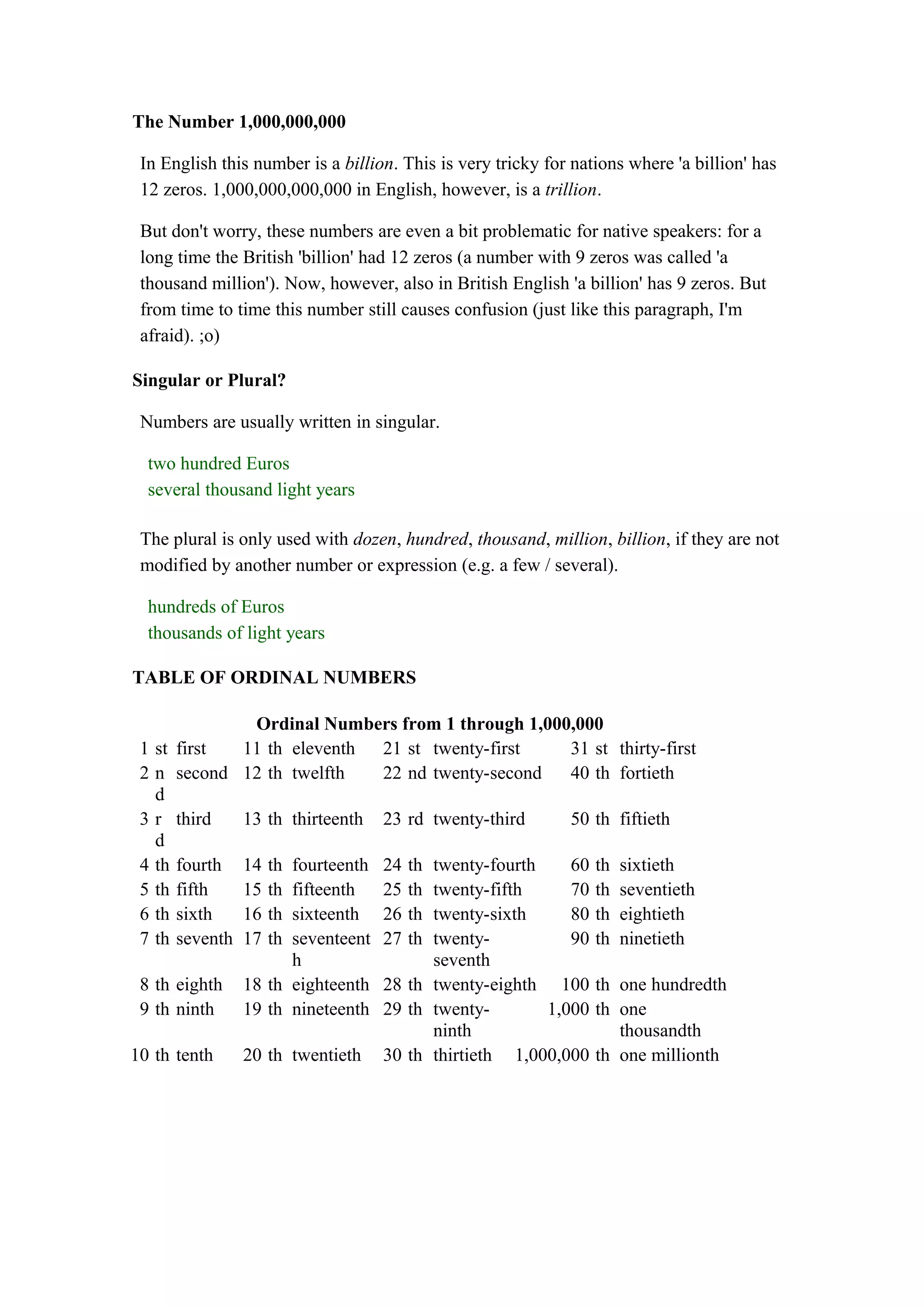 Table of cardinal numbers | DOC