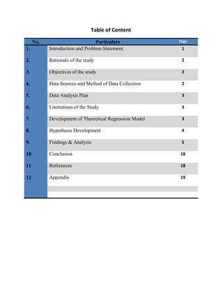 Table of content | DOCX