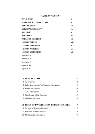 Table of content | PDF