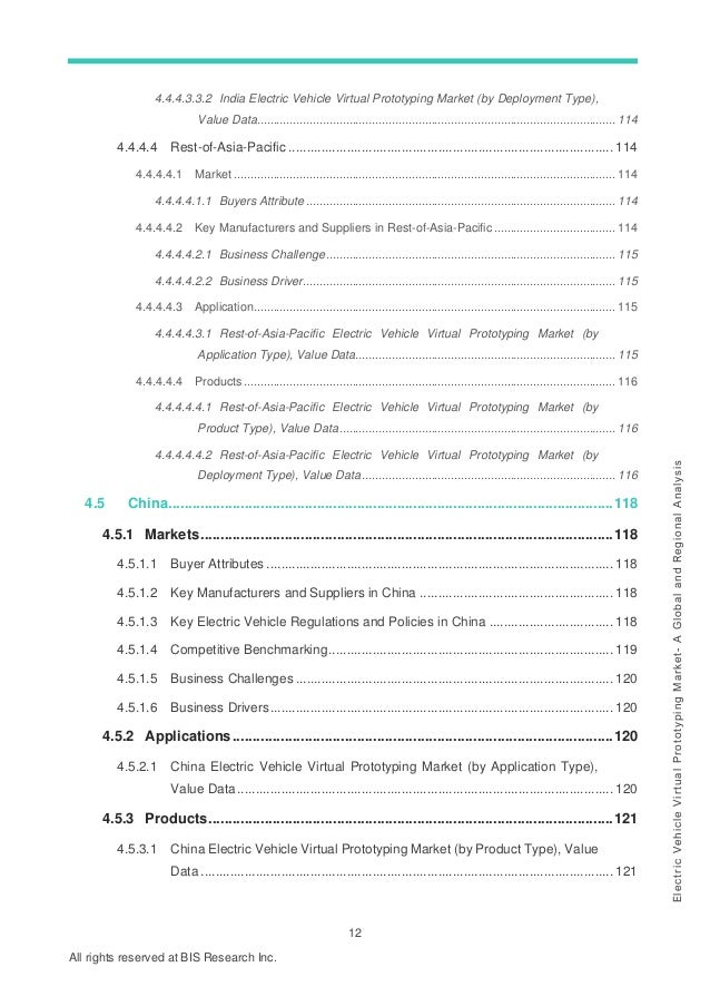 Electric Vehicle Virtual Prototyping Market- A Global and Regional Analysis | PDF | Computer ...