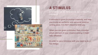Using a stimulus | PDF | Screenwriting | Content Production
