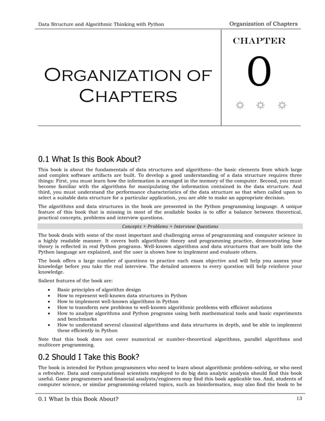 Table of contents [data structure and algorithmic thinking with python] | PDF | Computing ...