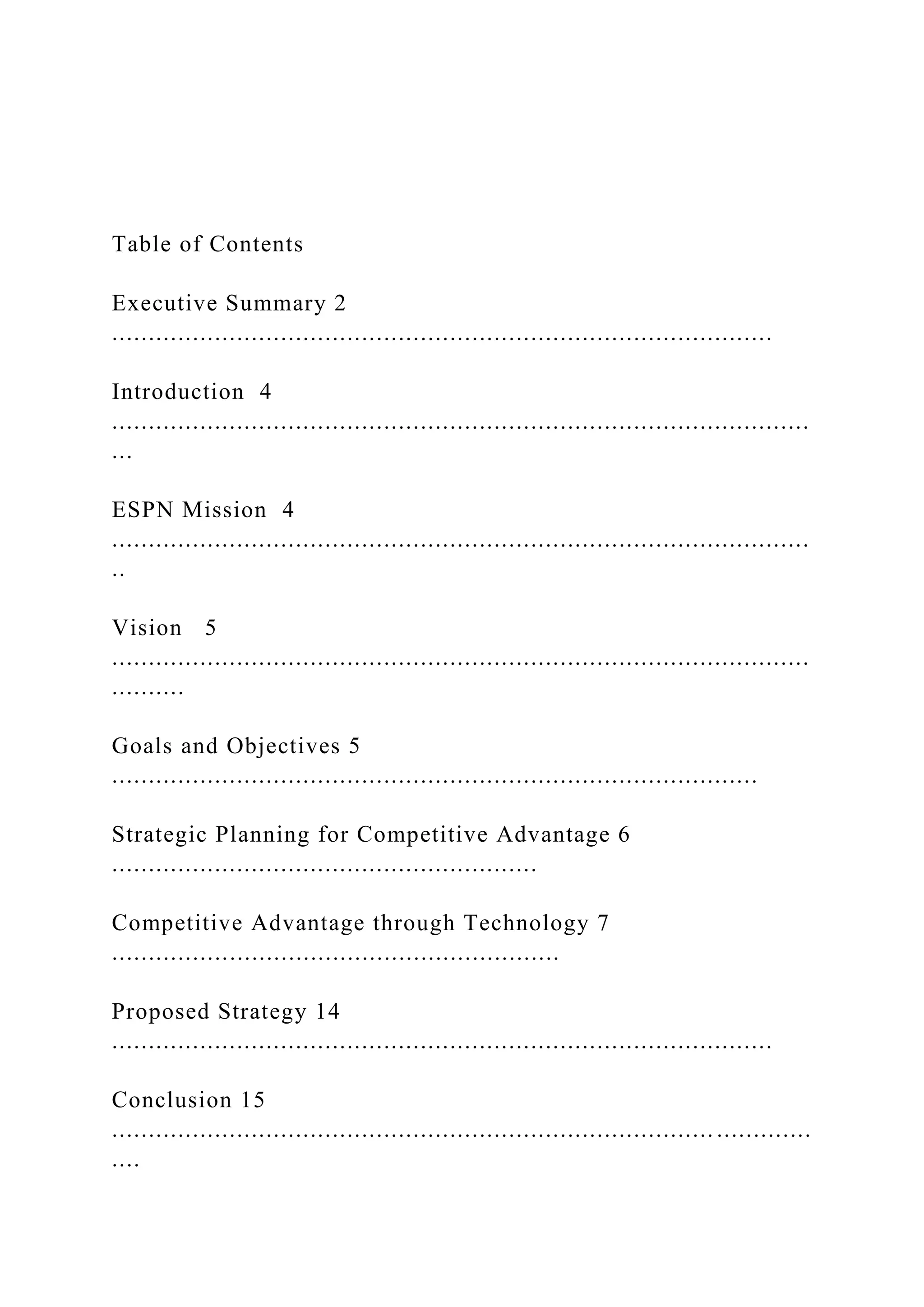 Table of Contents Executive Summary 2 .....................docx