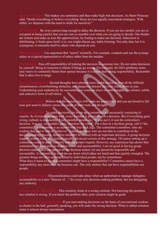 Table of contents for the elements of leadership | DOCX | Religion & Spirituality