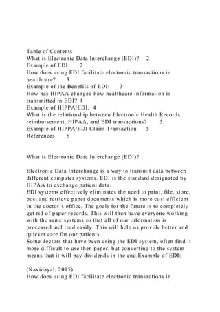 Table of ContentsWhat is Electronic Data Interchange (EDI)2.docx