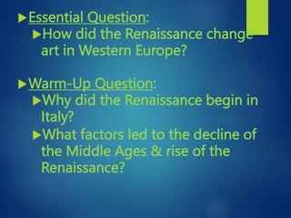 The Renaissance Table Of Information.ppt