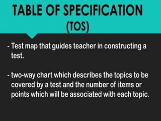 Constructing Table of Specification.pptx