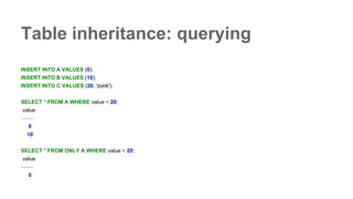 Table partitioning in PostgreSQL + Rails | PDF