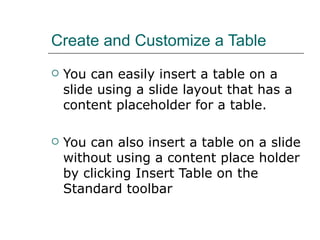 Tables | PPT | Science