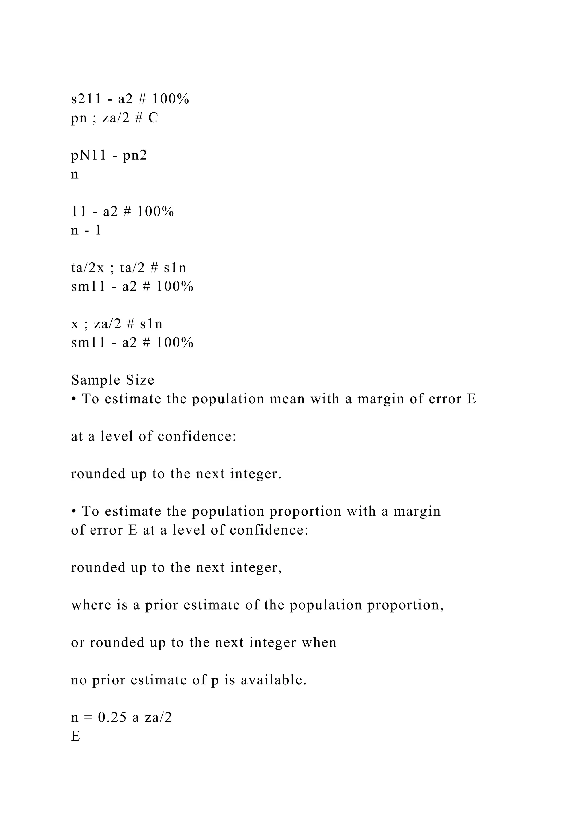Tables and Formulas for Sullivan, Statistics Informed Decisio.docx