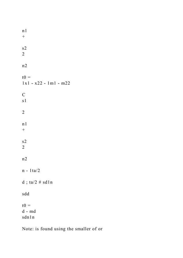 Tables and Formulas for Sullivan, Statistics Informed Decisio.docx
