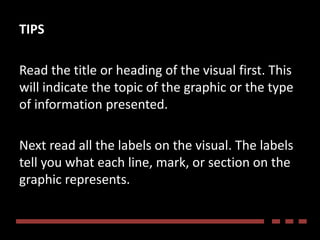 Reading Tables, Diagrams, Charts | PPTX
