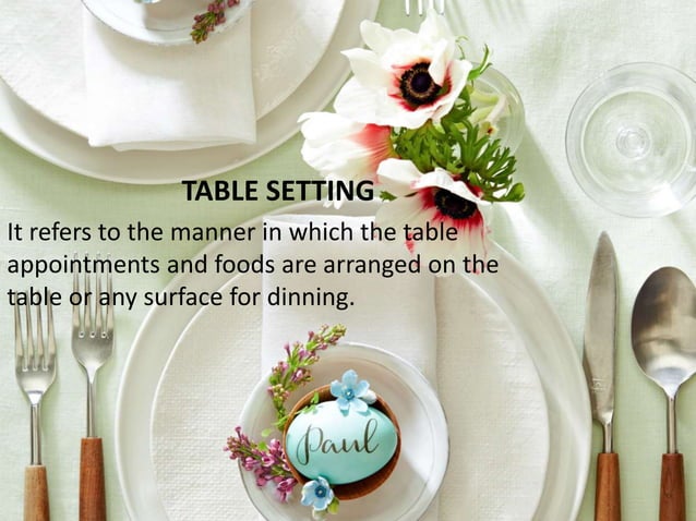 TABLE SEETTING presentation 1(1) (1).pptx | Bars & Restaurants ...