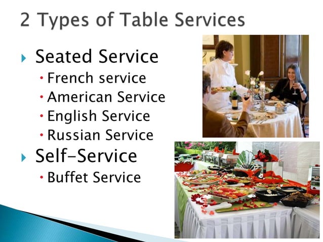 Table services | PPTX