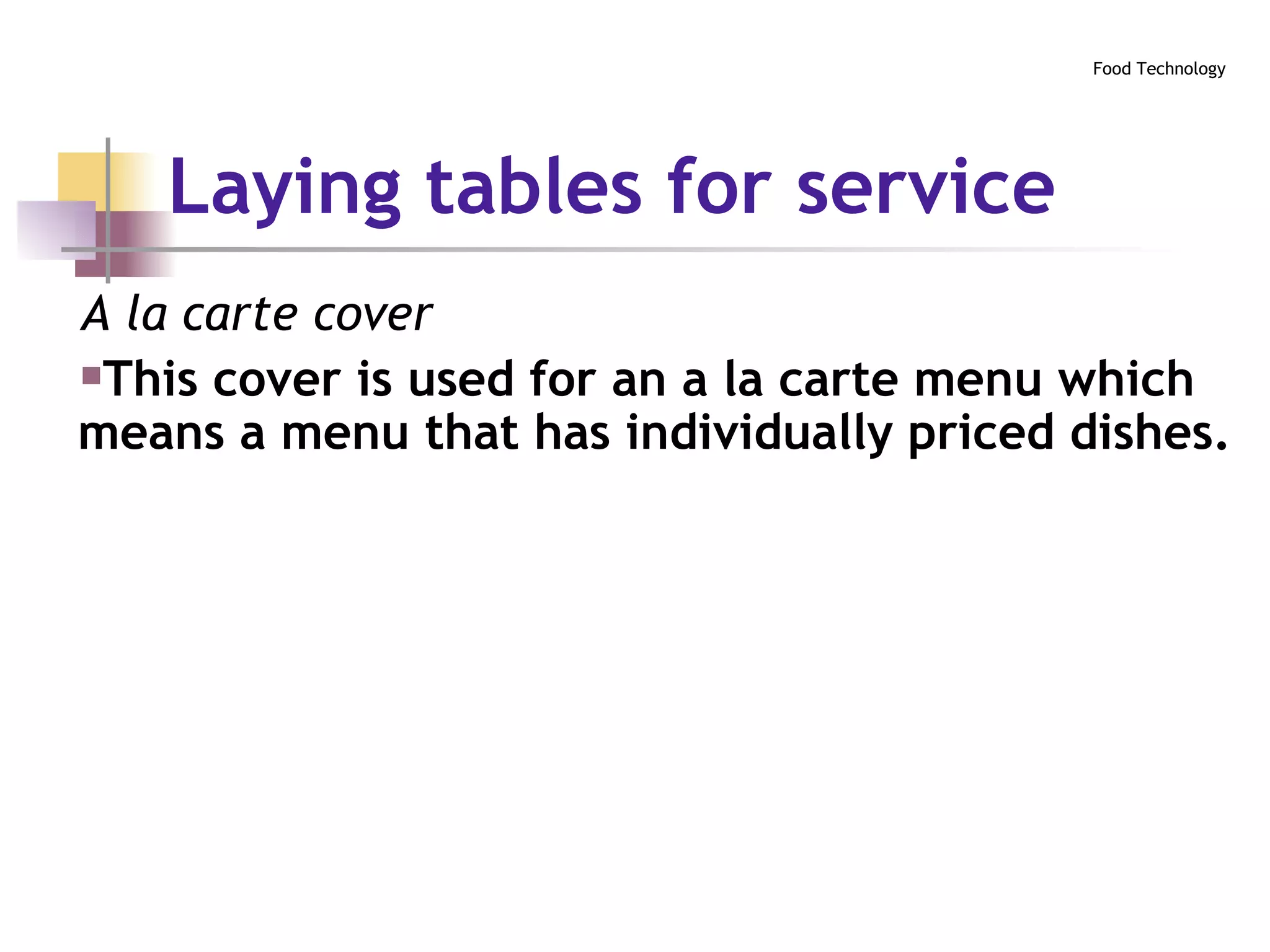 Table Setting | PPT