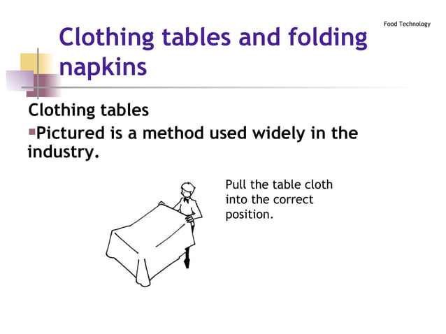 Table Setting | PPT | Food & Drink