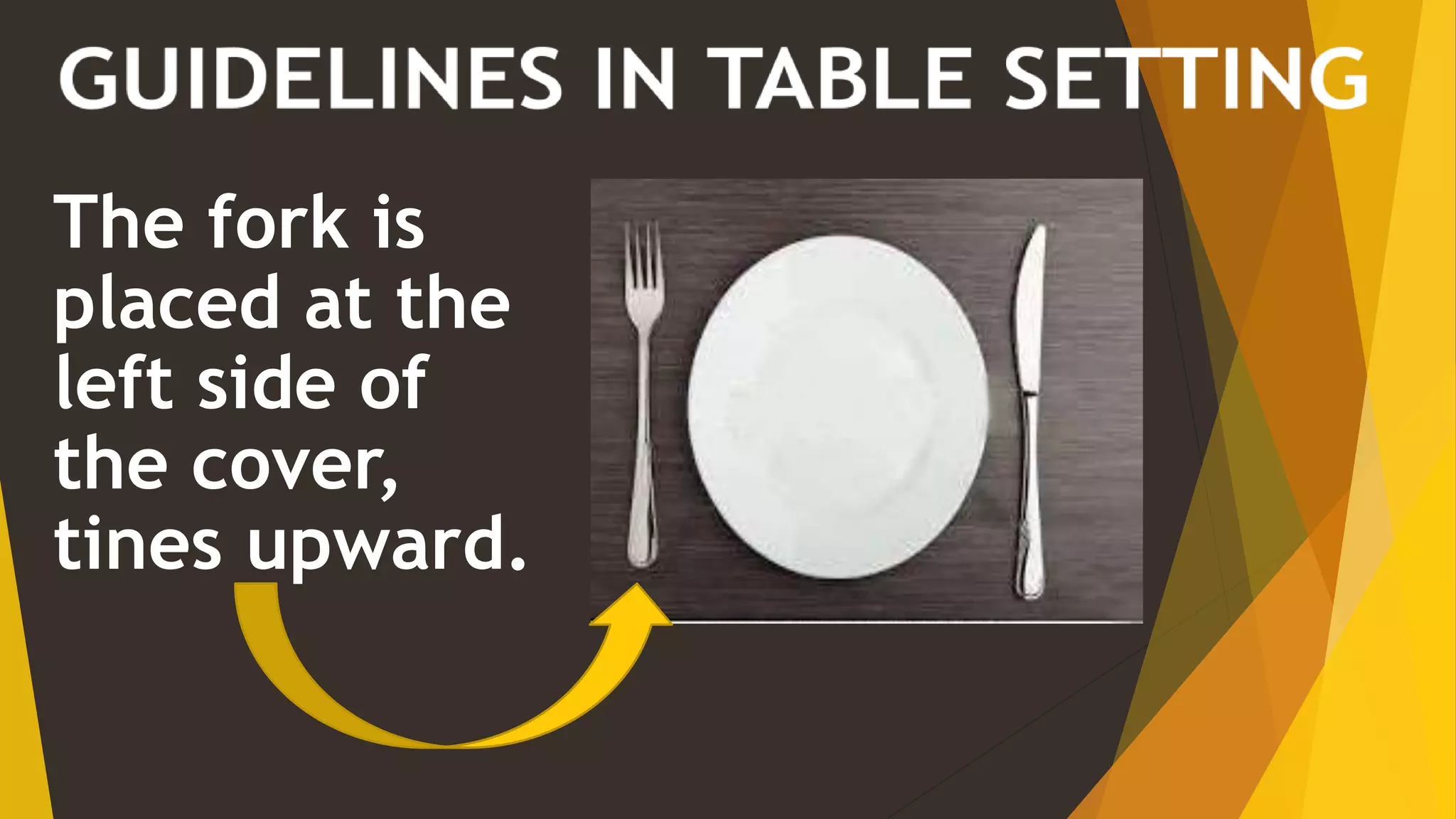 TABLE SETTING | PPTX