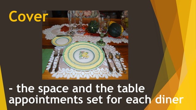 TABLE SETTING | PPTX