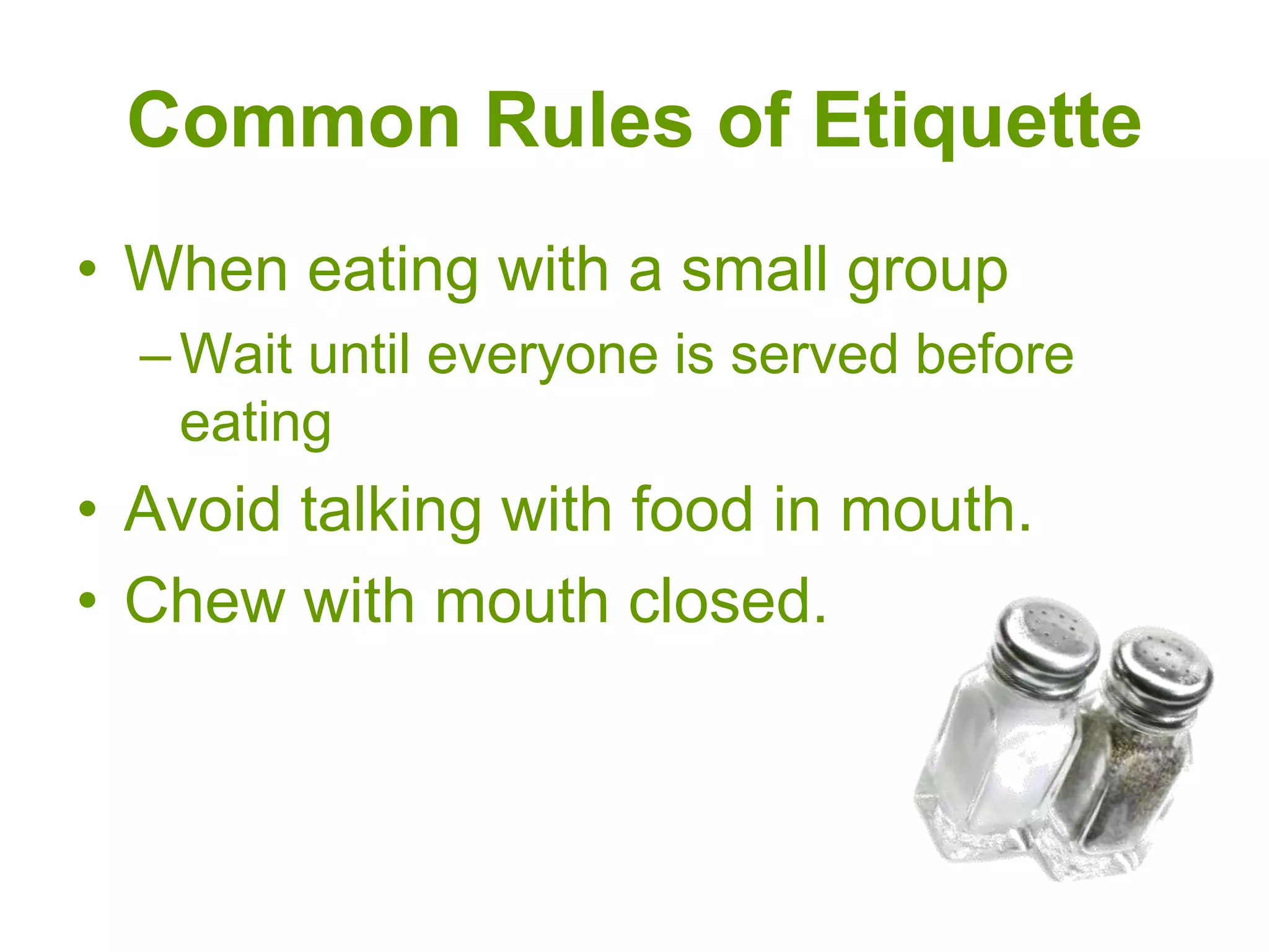 Table setting and_etiquette_power_point_presentation | PPT