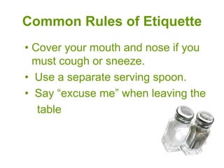 Table setting and_etiquette_power_point_presentation | PPT
