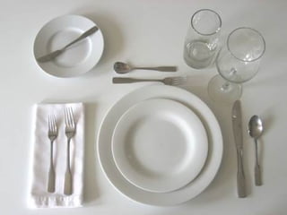 Table setting and meal service | PPT