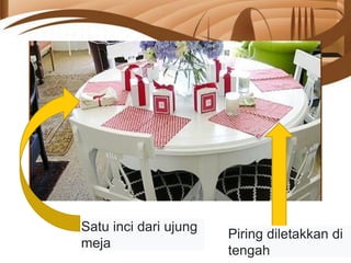 Table set up | PDF