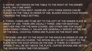 Food table set up grade demonstration method | PPTX