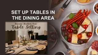 Food table set up grade demonstration method | PPTX
