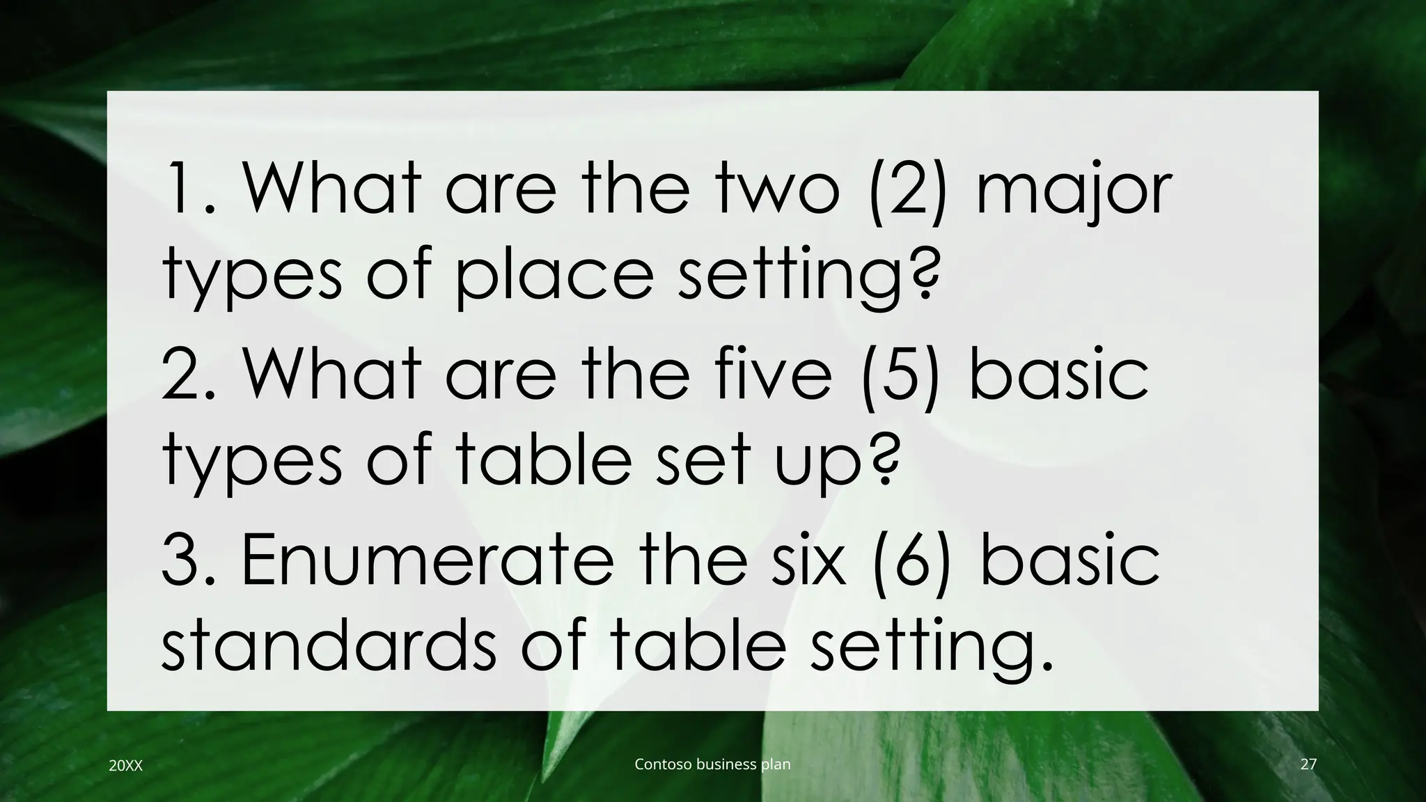 Different kinds and styles of Table Set Up .pptx