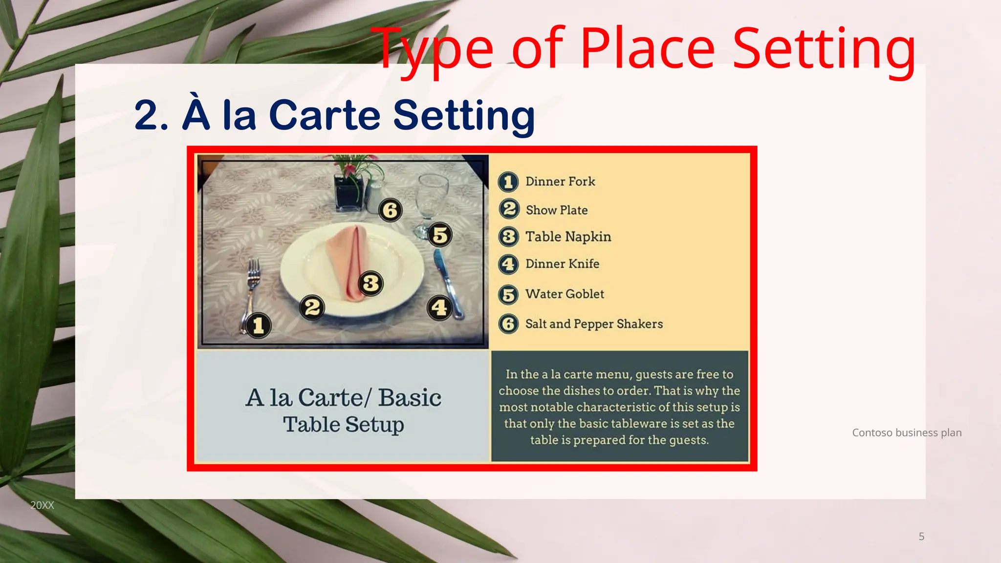 Different kinds and styles of Table Set Up .pptx