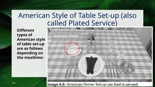 Different kinds and styles of Table Set Up .pptx
