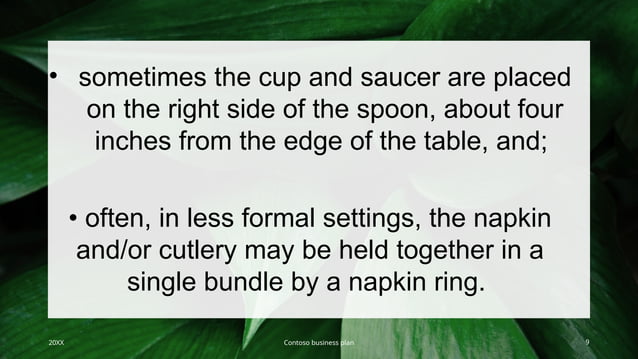Different kinds and styles of Table Set Up .pptx