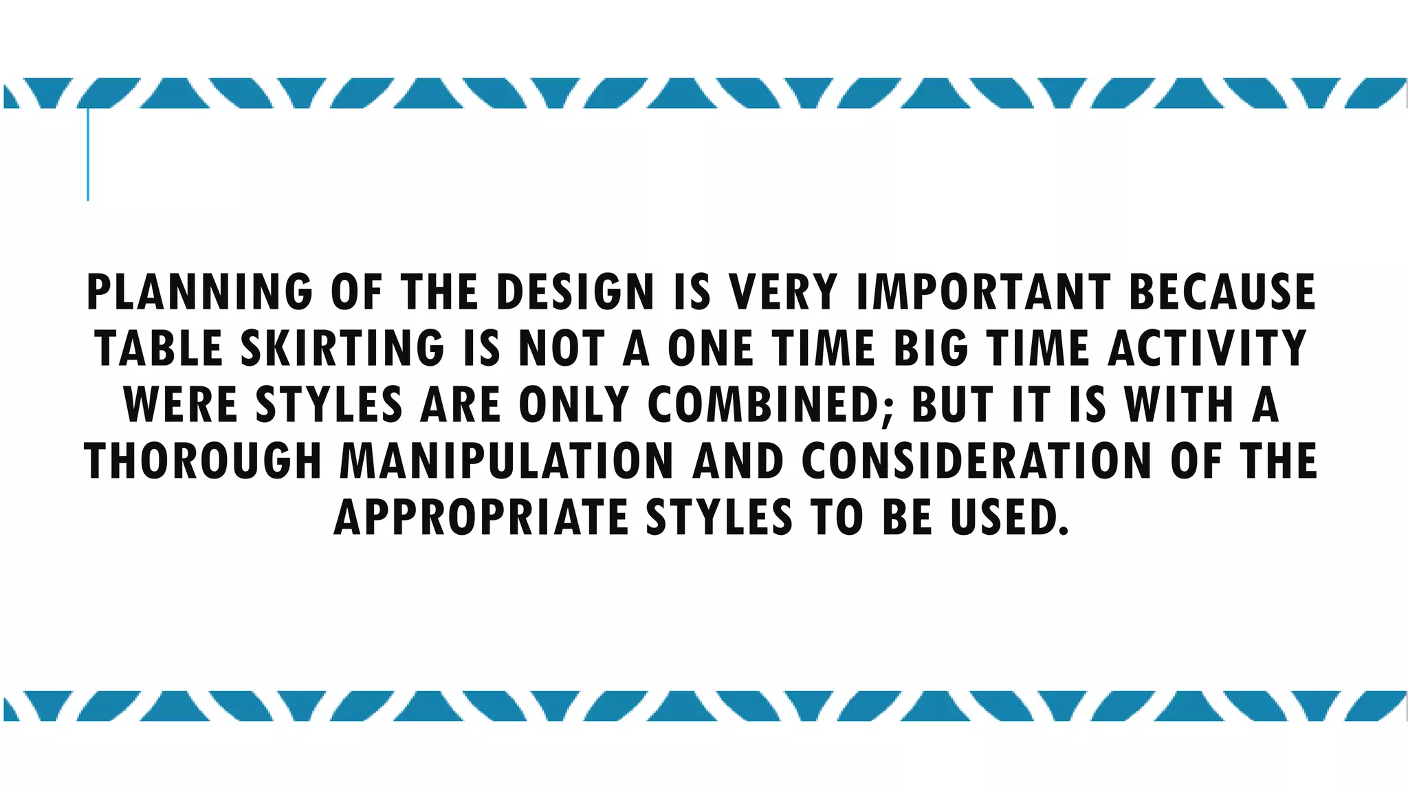 Table Skirting | PDF