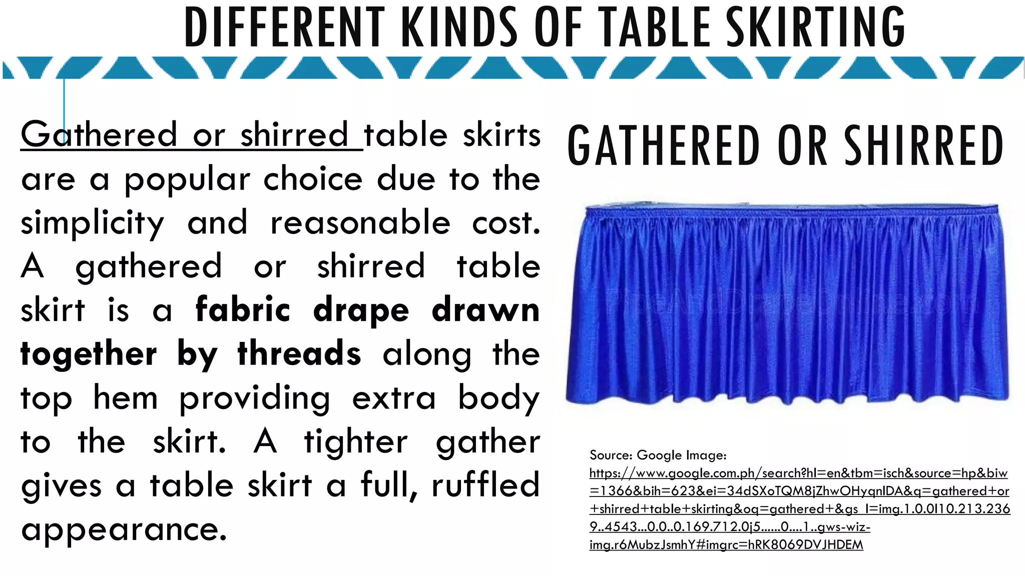 Table Skirting | PDF