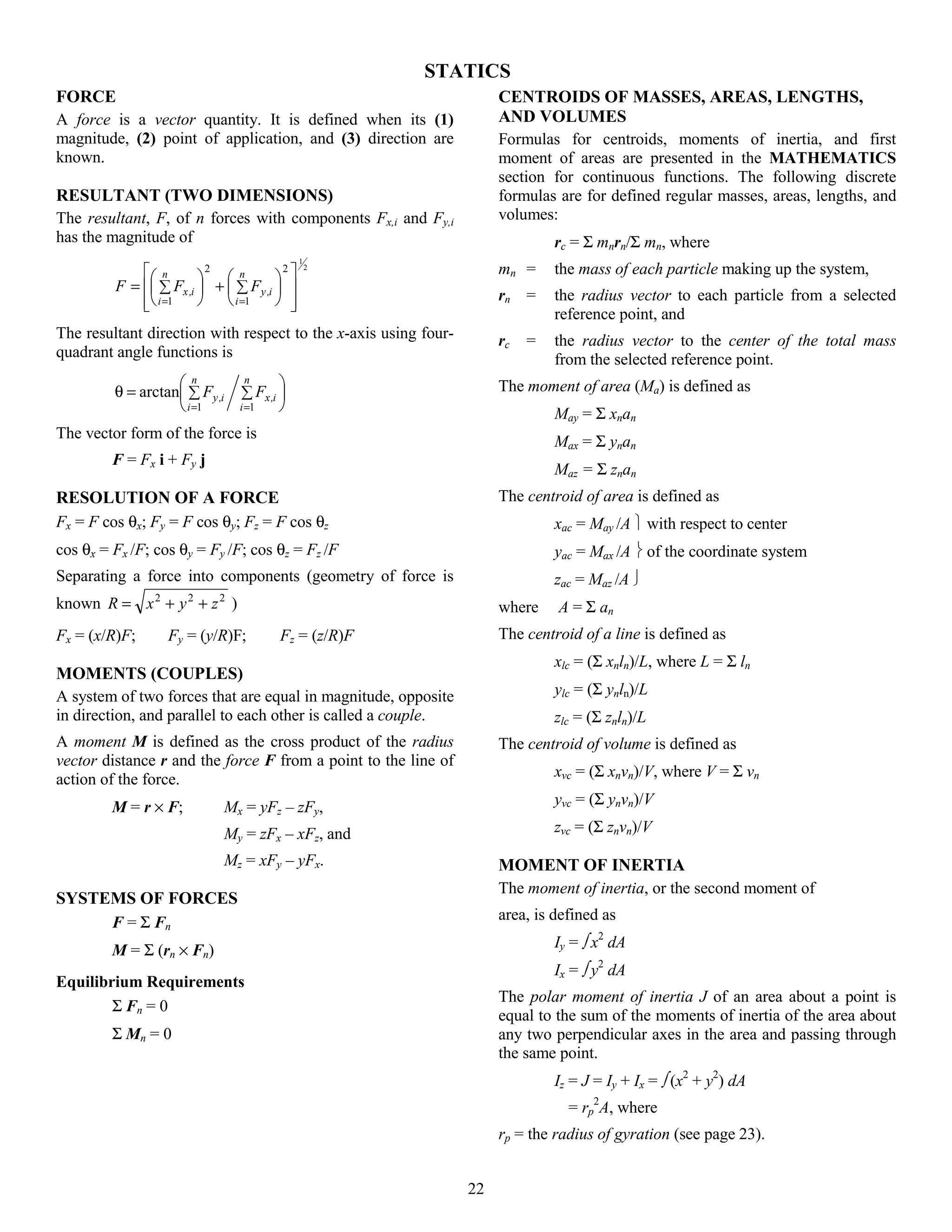 Tables of math, physics and chemistry engineering handbook | PDF