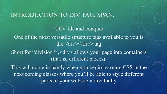 web development basics tables part2 | PPT
