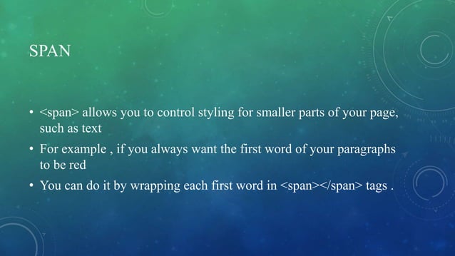 web development basics tables part2 | PPT