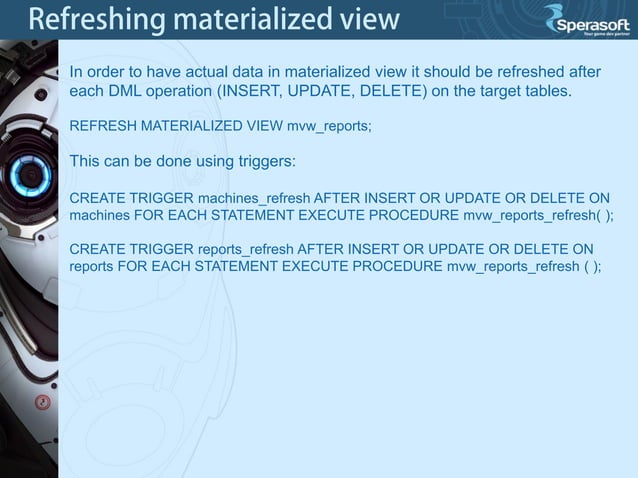 Postgresql Performance Tables Partitioning Vs Aggregated Data Tables Ppt