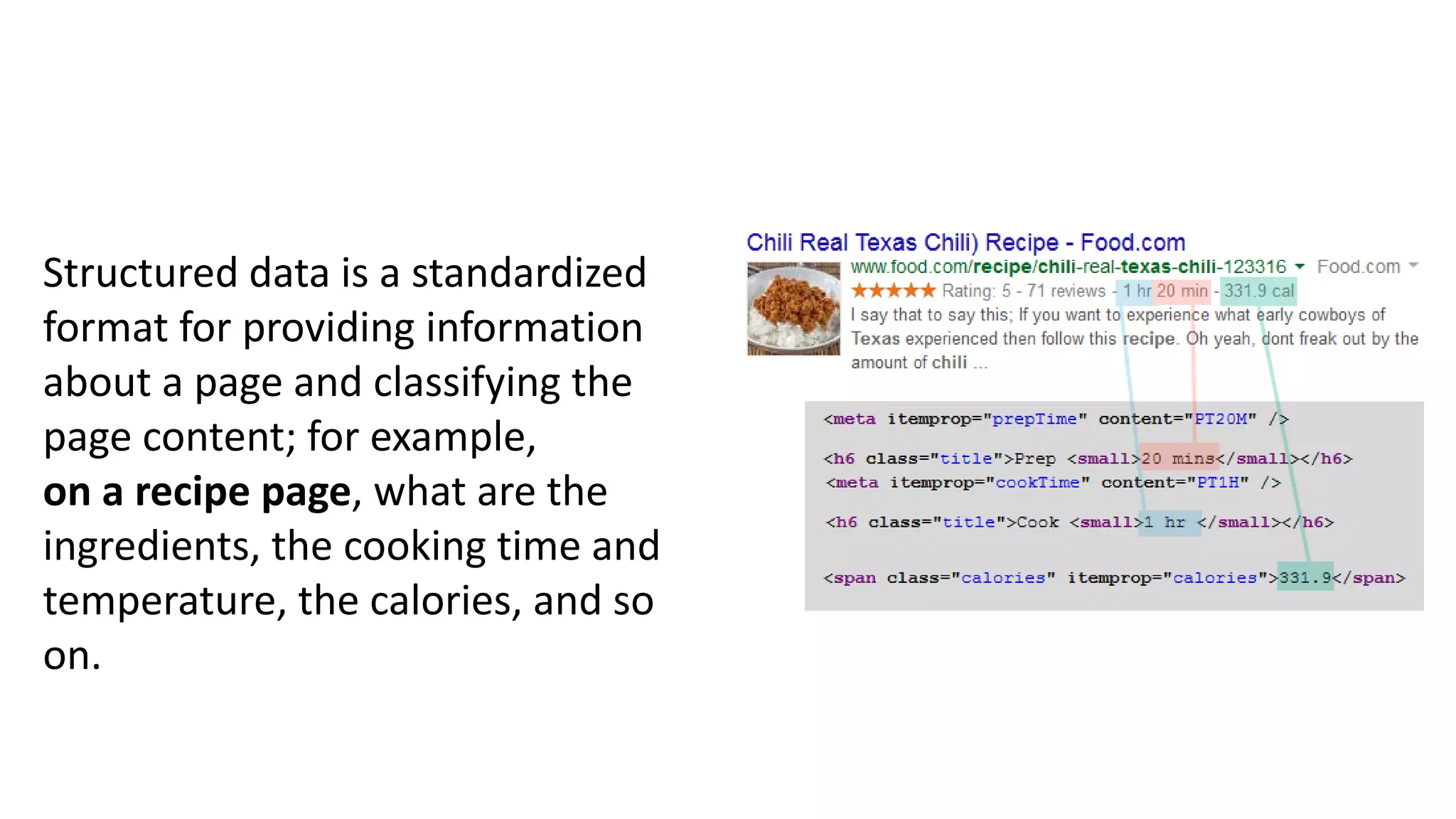 Table structured schema markup | PPTX