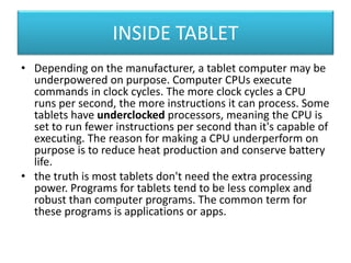 Tablet NOTES | PPT