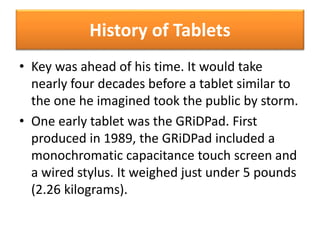 Tablet NOTES | PPT
